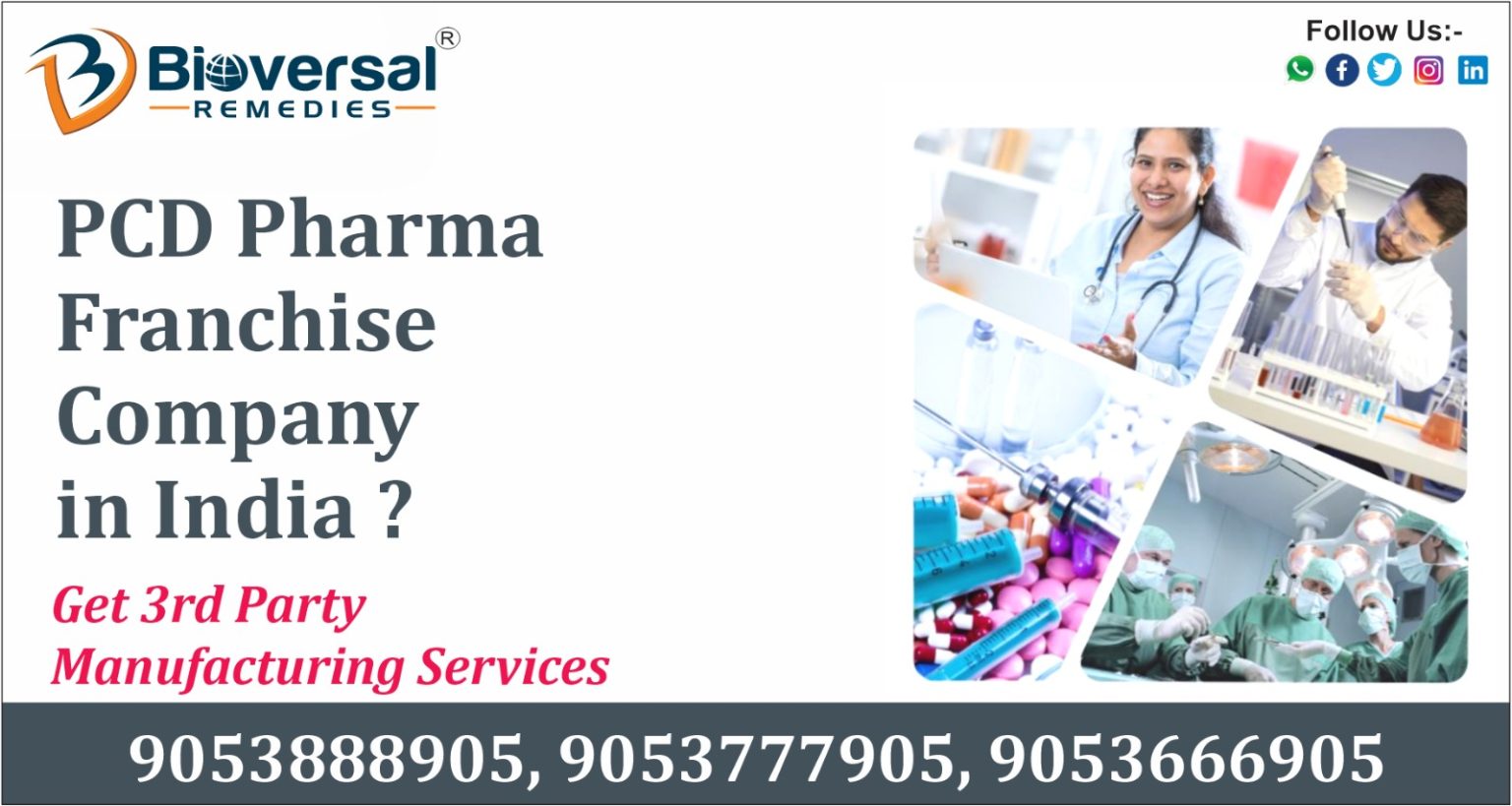 PCD Pharma Franchise Company in India | Bioversal Remedies
